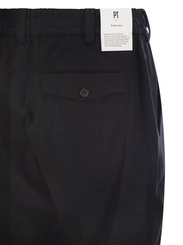 PT TORINO The Rebel Stretch Pants - Black