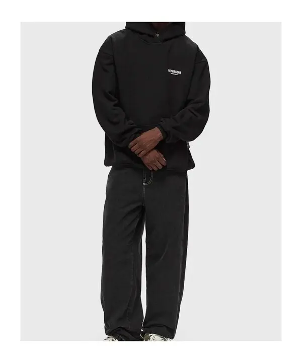 REPRESENT Owners Club Oversized Hoodie - Black