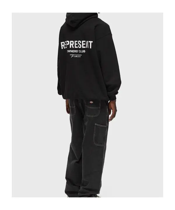 REPRESENT Owners Club Oversized Hoodie - Black