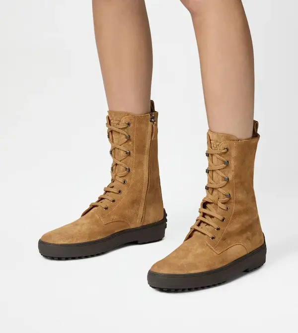 TOD'S Lace-up Ankle Boots