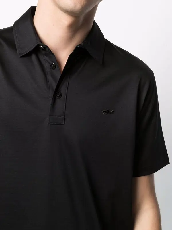 PAUL  SHARK Embroidered-logo Polo Shirt