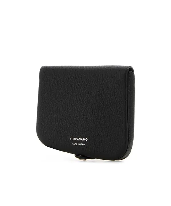 FERRAGAMO Logo Printed Asymmetric Wallet