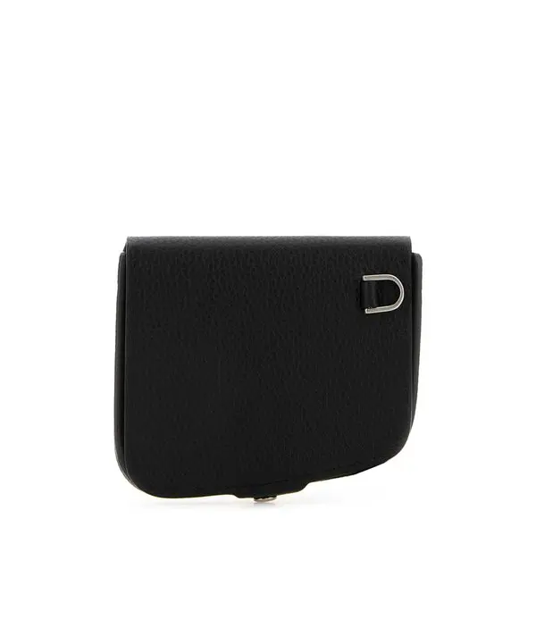 FERRAGAMO Logo Printed Asymmetric Wallet