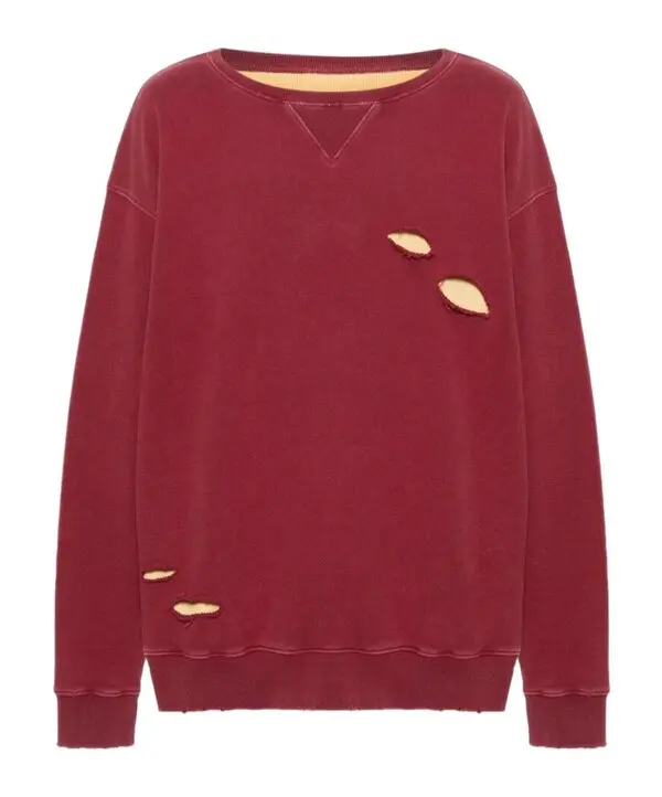 MAISON MARGIELA Distressed Oversized Sweatshirt