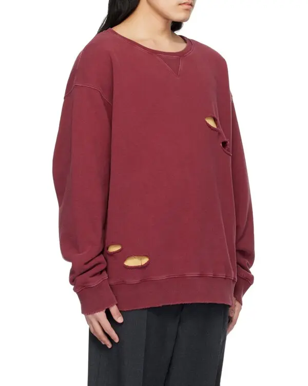MAISON MARGIELA Distressed Oversized Sweatshirt