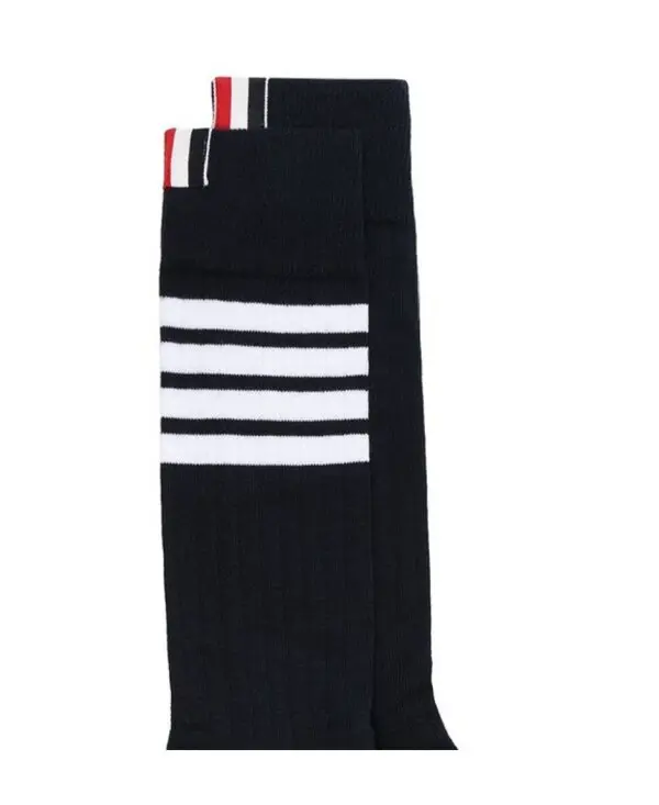 Thom Browne 4-bar Stripe Crew Socks - Black