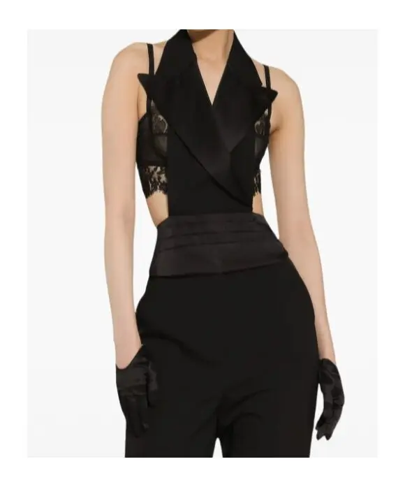 Dolce & Gabbana Double-breasted Satin Vest