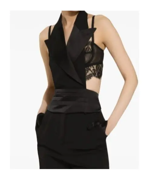 Dolce & Gabbana Double-breasted Satin Vest