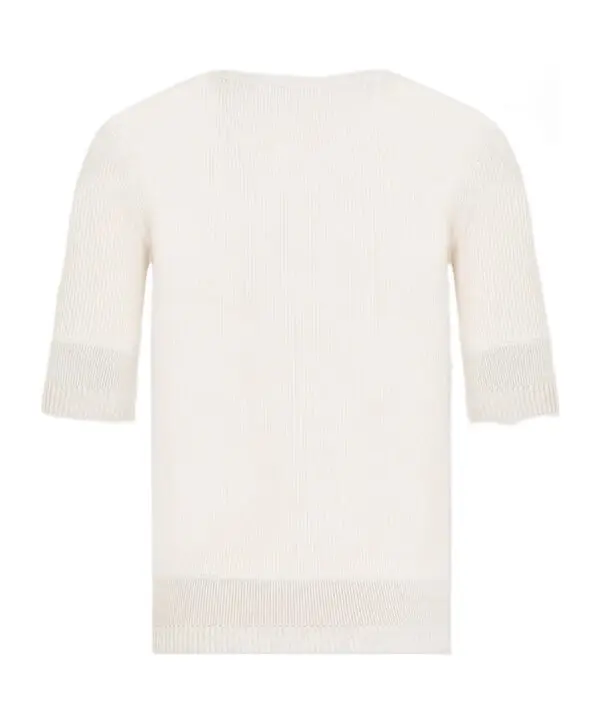 Bottega Veneta Slim Fit Ribbed Knit Top
