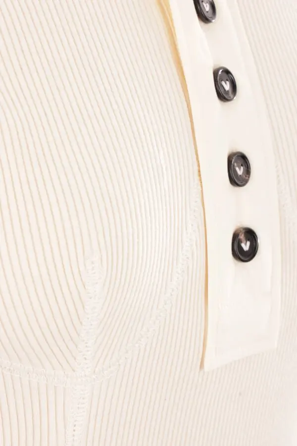 Bottega Veneta Slim Fit Ribbed Knit Top