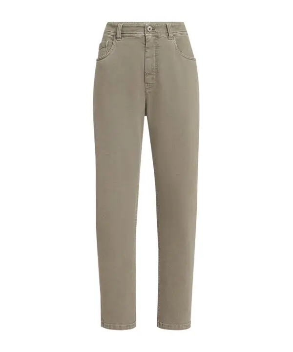 Brunello Cucinelli Five-pocket Jeans - Military