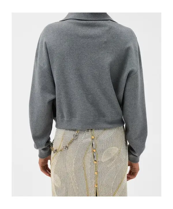 Versace Patchwork Zipped Sweatshirt