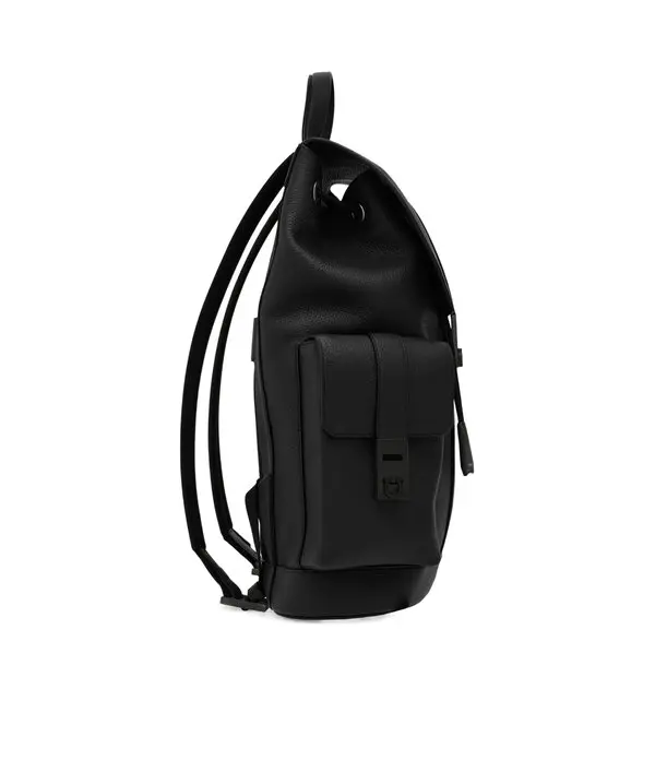 FERRAGAMO Gancini Buckle Double Pocket Backpack