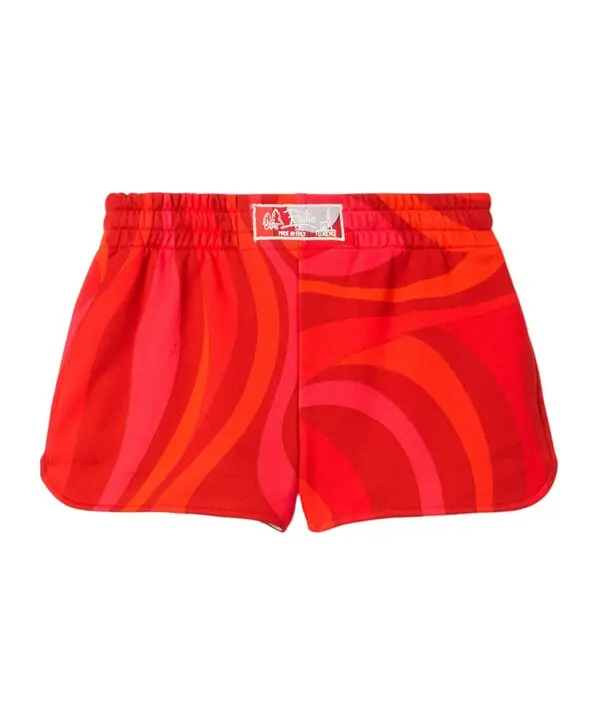 Emilio Pucci Marmo Print Shorts - Red