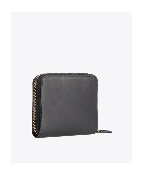 Pinko Logo Plaque Zip-around Wallet - Black