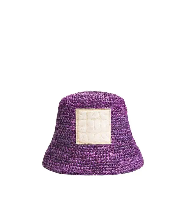 Jacquemus Le Bob Ficiu Bucket Hat - Purple
