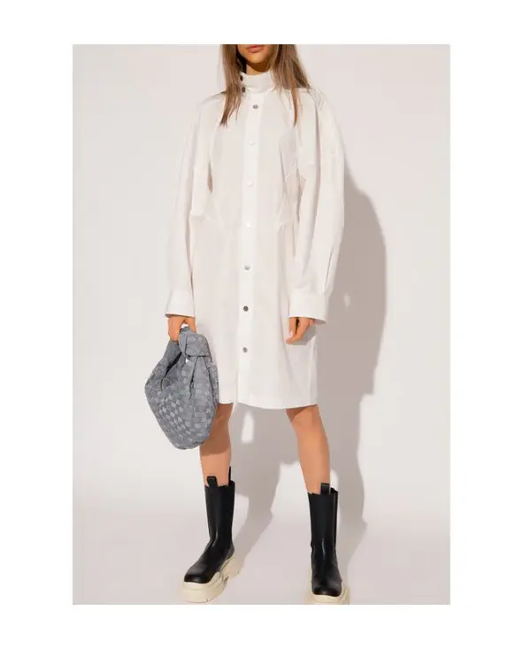 Bottega Veneta Long Sleeve Shirt Dress