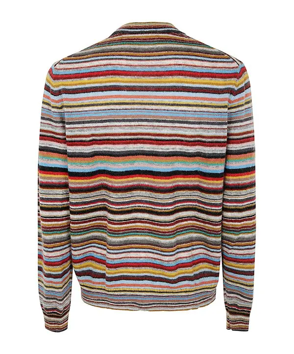 Paul Smith Signature Stripe V-neck Cardigan - Multicolor