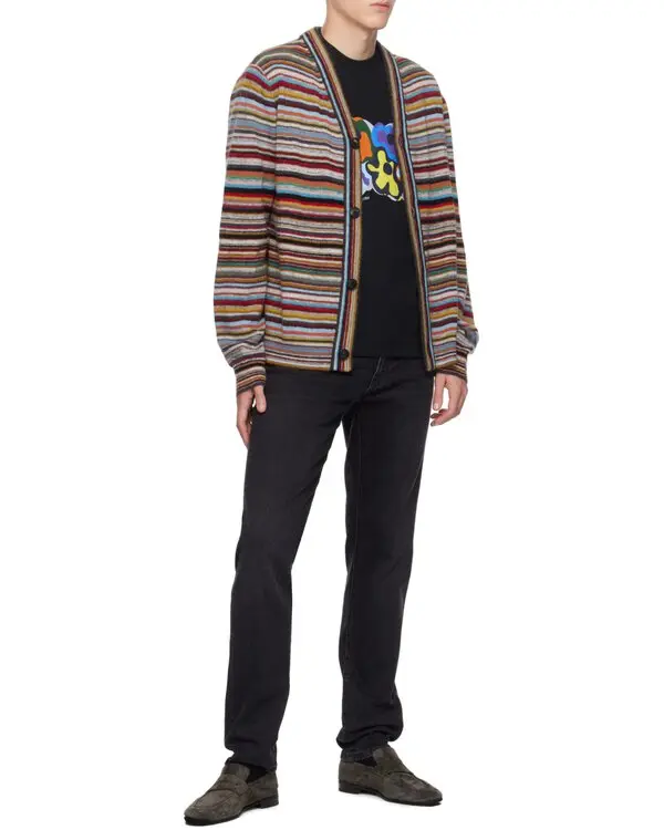 Paul Smith Signature Stripe V-neck Cardigan - Multicolor