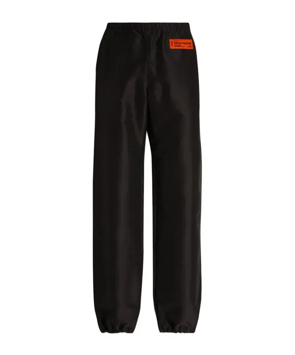 Heron Preston Wide Leg Pants With Logo Detail