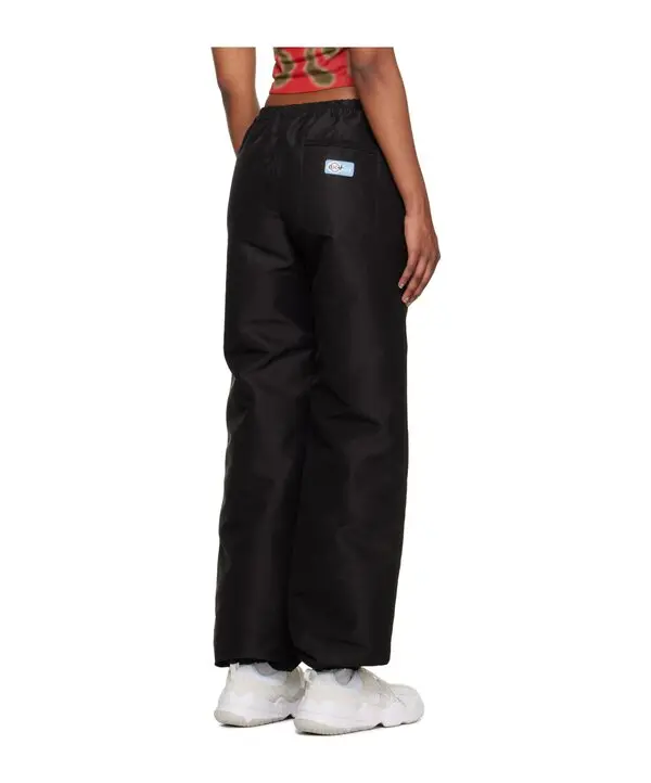 Heron Preston Wide Leg Pants With Logo Detail