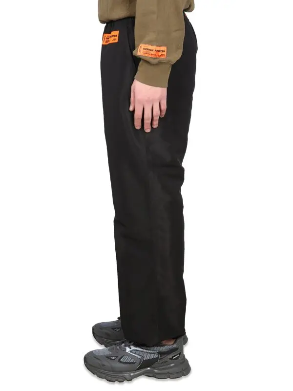 Heron Preston Wide Leg Pants With Logo Detail