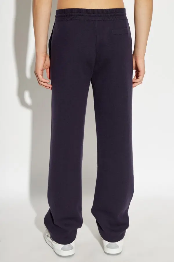 LANVIN Logo Patch Track Pants