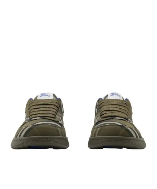 Burberry Checked Lace-up Sneakers - Wilderness