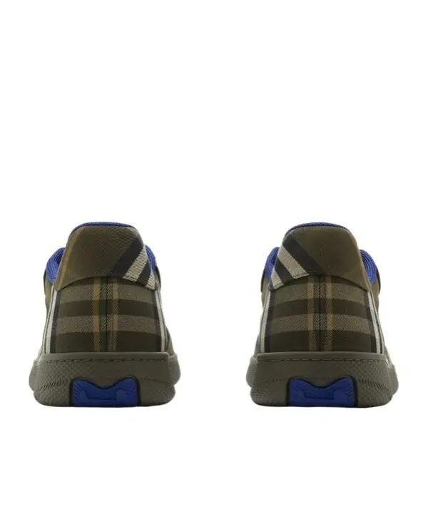 Burberry Checked Lace-up Sneakers - Wilderness