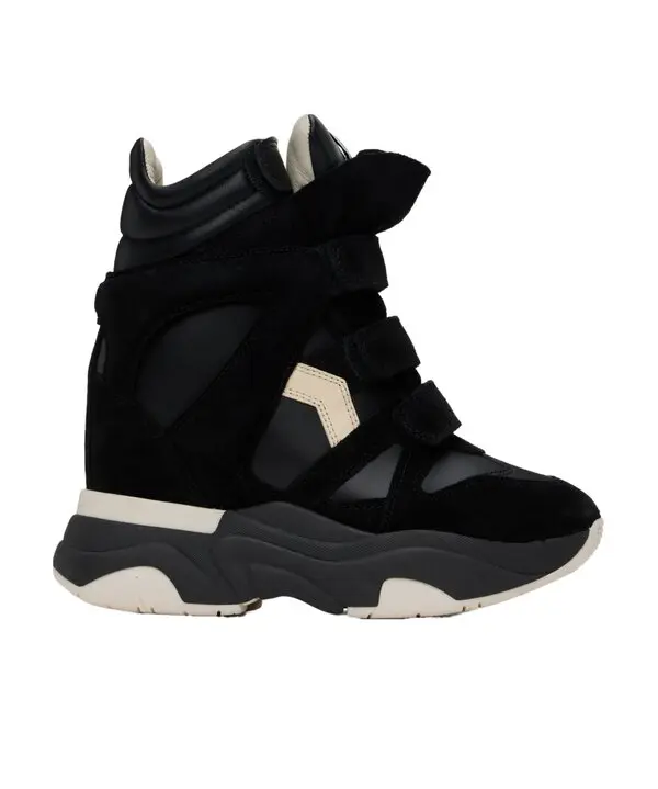 Isabel Marant Étoile Lace-up High-top Sneakers - Black