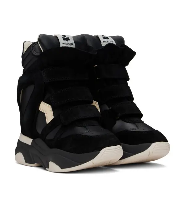 Isabel Marant Étoile Lace-up High-top Sneakers - Black