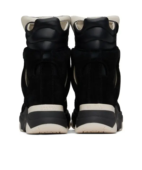Isabel Marant Étoile Lace-up High-top Sneakers - Black