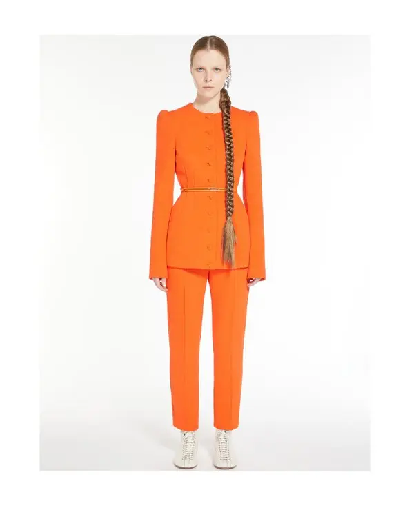 Sportmax Mid-rise Cropped Tailored Trousers
