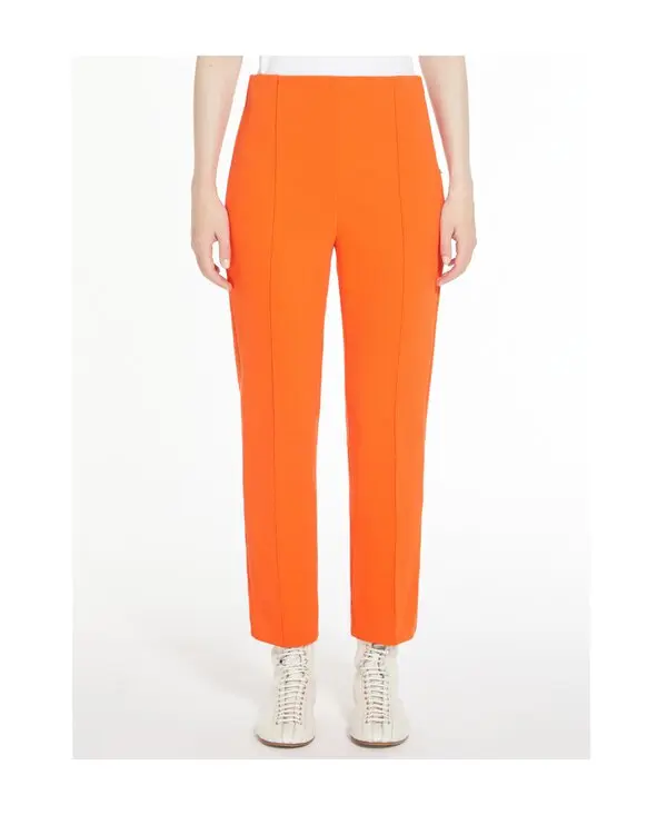 Sportmax Mid-rise Cropped Tailored Trousers