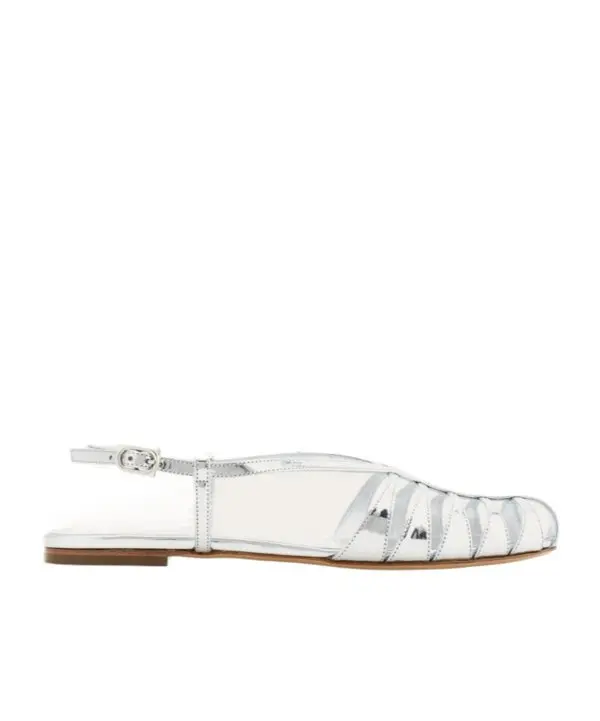 FERRAGAMO Caged Sandals - Silver