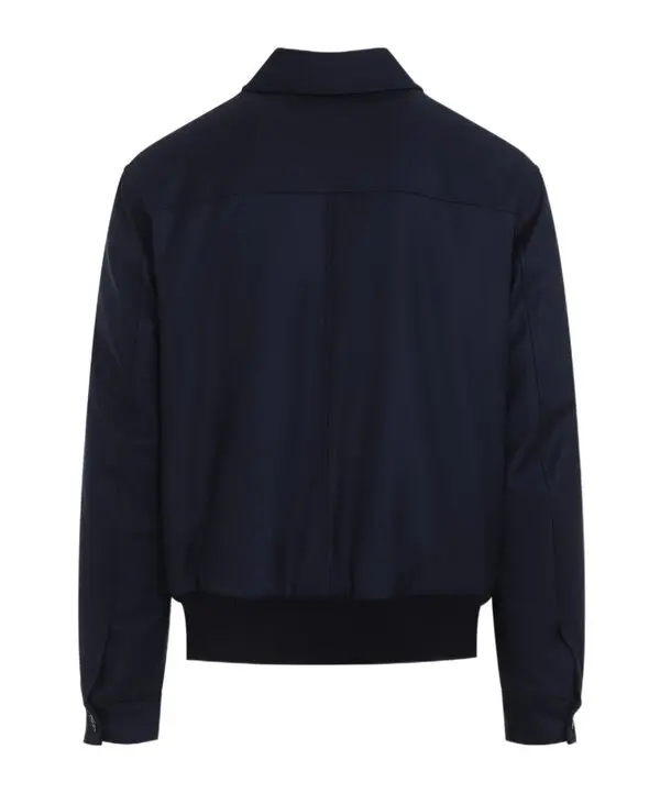 Kiton Zip-up Bomber Jacket - Black