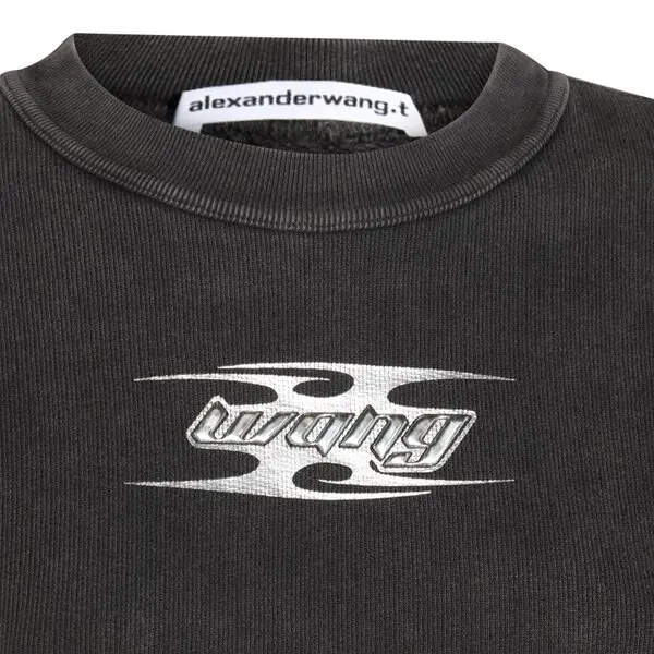 Alexander Wang Blade Logo Sweatshirt - Washed Grey