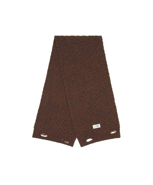 MAISON MARGIELA Logo-patch Scarf