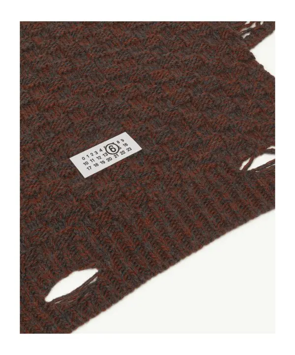 MAISON MARGIELA Logo-patch Scarf