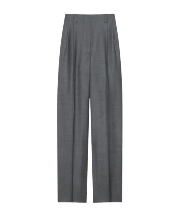 Givenchy Double Pleated Wool Trousers