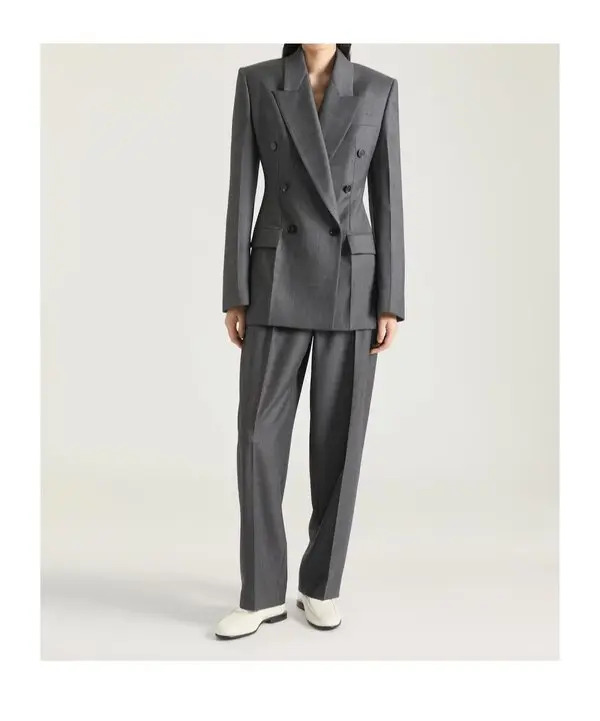 Givenchy Double Pleated Wool Trousers