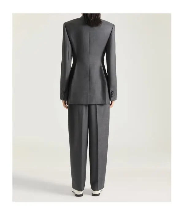 Givenchy Double Pleated Wool Trousers