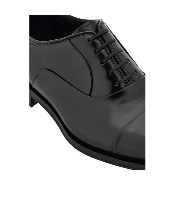 FERRAGAMO Oxford Cap Toe Lace-up Shoes
