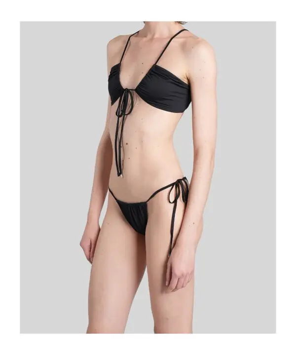 Attico Halterneck Side-tie Bikini
