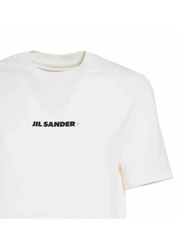 JIL SANDER Logo Printed T-shirt - White