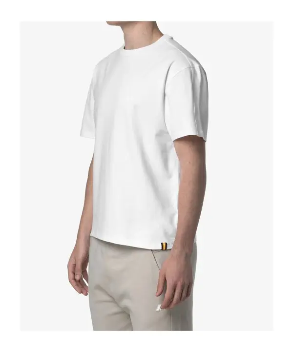 K-WAY Crew-neck Cotton T-shirt - White