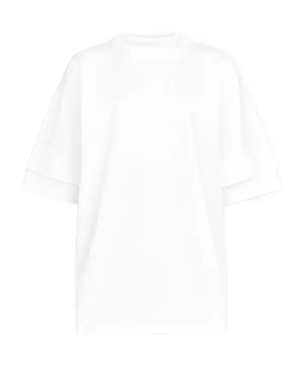 Alaïa Double Sleeve Crew-neck T-shirt - White