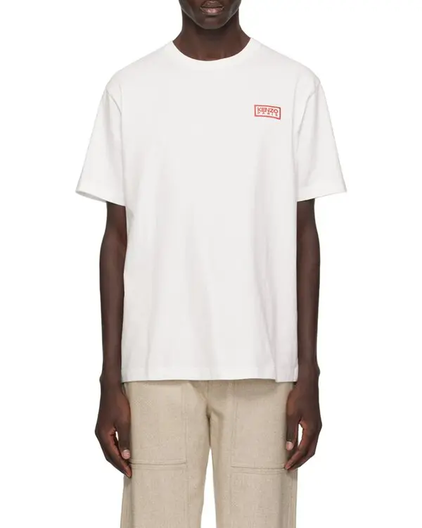 Kenzo Logo Embroidered Crewneck T-shirt