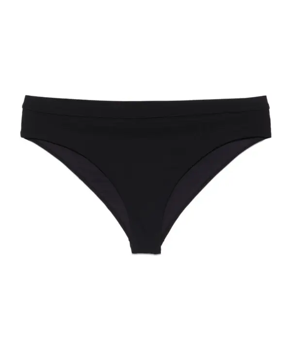 JIL SANDER Logo Bikini Bottoms - Black