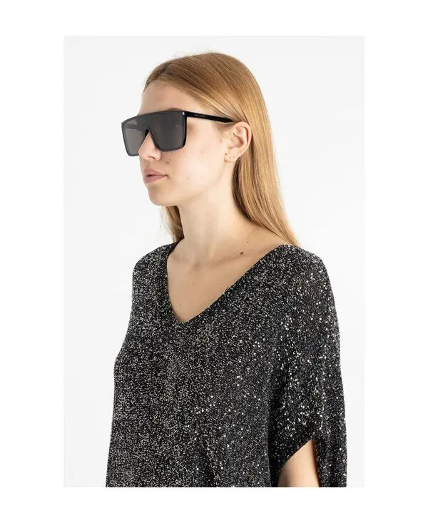 Saint Laurent Navigator Sunglasses - Black